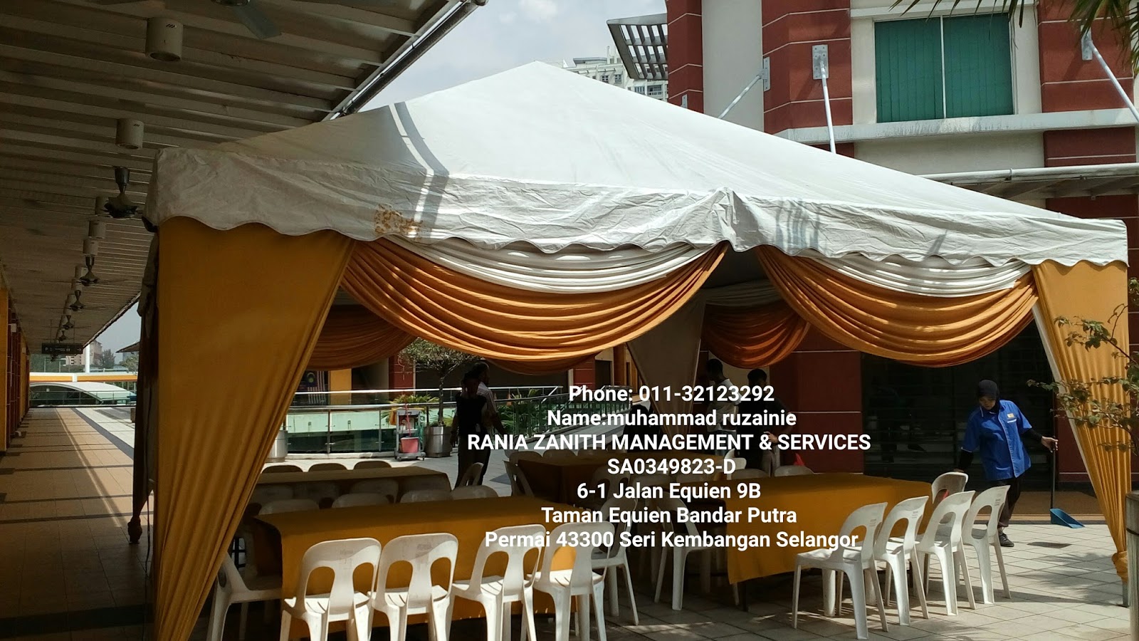 sewa khemah kenduri - Rania Zenith ms Canopy Rental