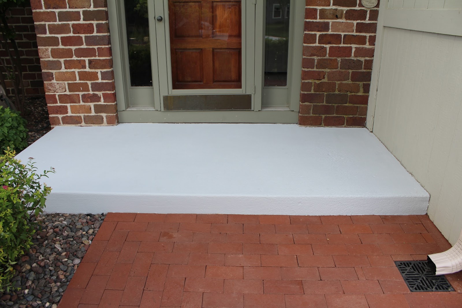 Pretty Does It: Front Step Makeover and New Walkway Pavers