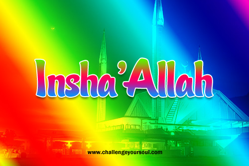My-Sweet-Islam: Insha'Allah (Allah's Will) God's Will (In'sa-Allah)