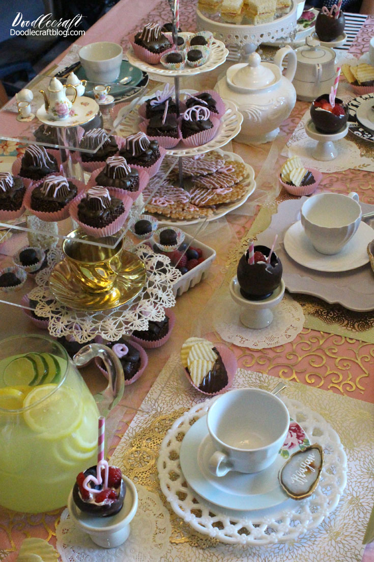 Blush and Gold Tea Party