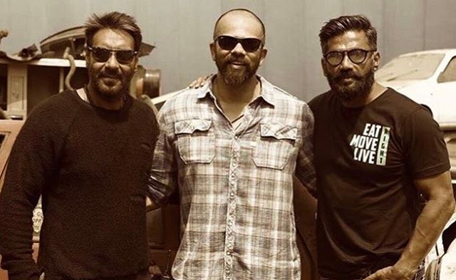 Sunil Shetty And Ajay Devgan