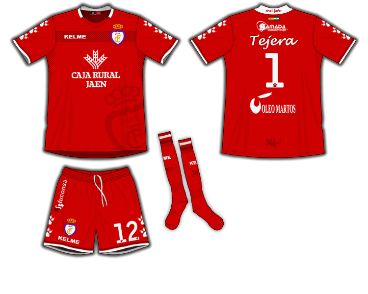 Ainara Kit Design: Real Jaén Club de Fútbol (España)