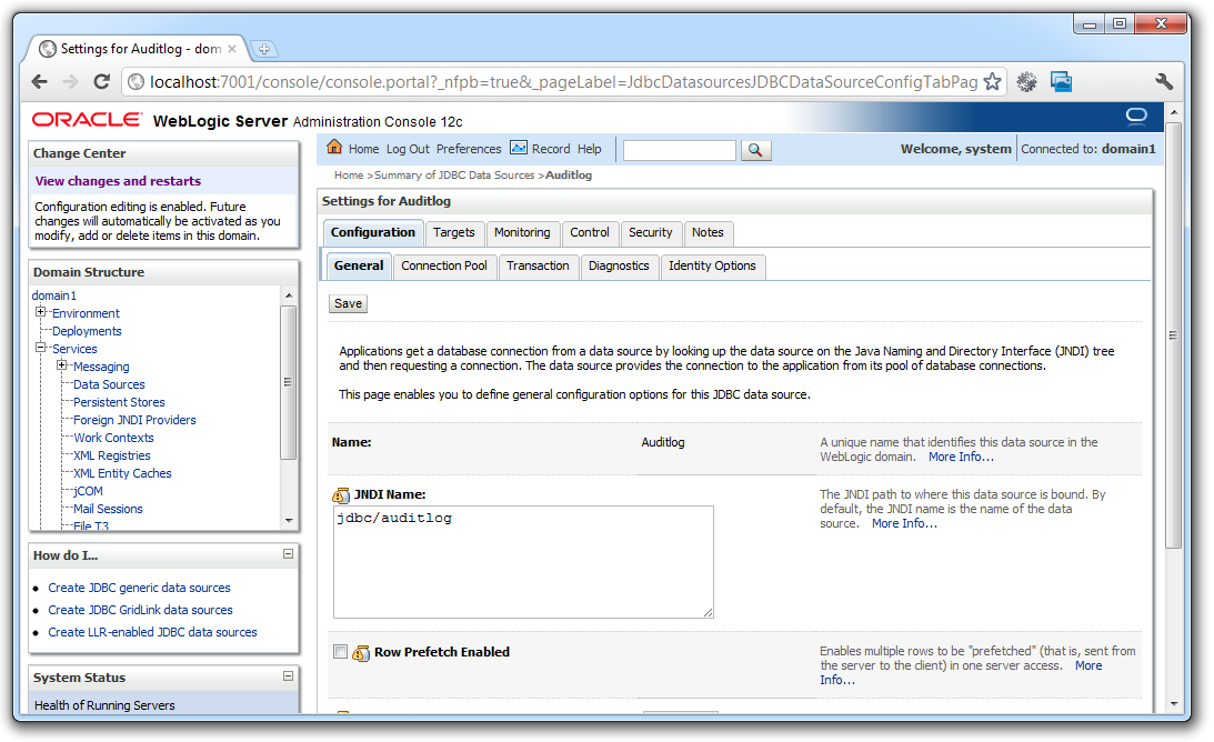 Arquillian with NetBeans, WebLogic 12c, JPA and a MySQL Datasource