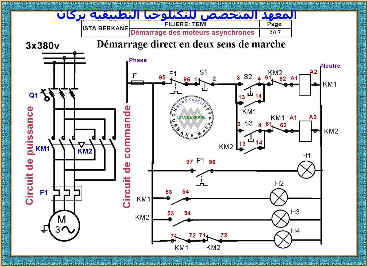 Electrotechnique: Les schémas classiques de démarrage des moteurs ...