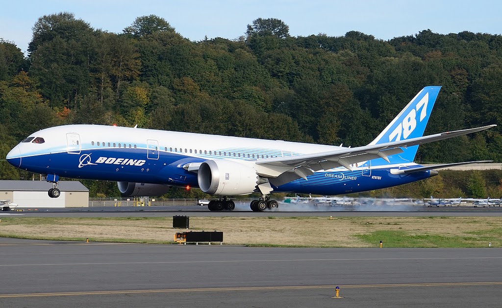 Puget Sound - Boeing Test Flights: N787BX B787-8 Boeing Starts World Tour