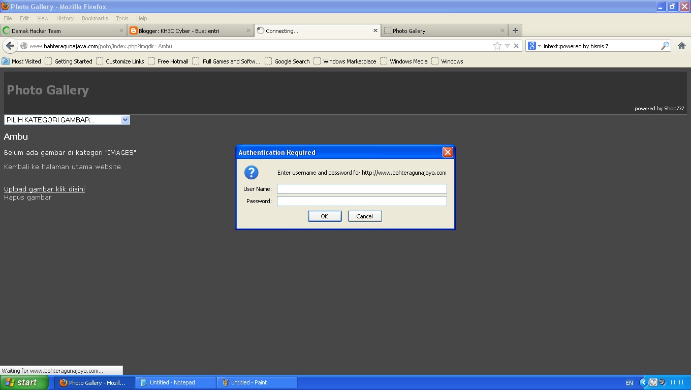 Cara deface untuk Pemula (newbie) Powered by shop 737 or Powered by ...