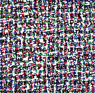 Instant Nowhere Korporation Ltd: Abstract word art 2