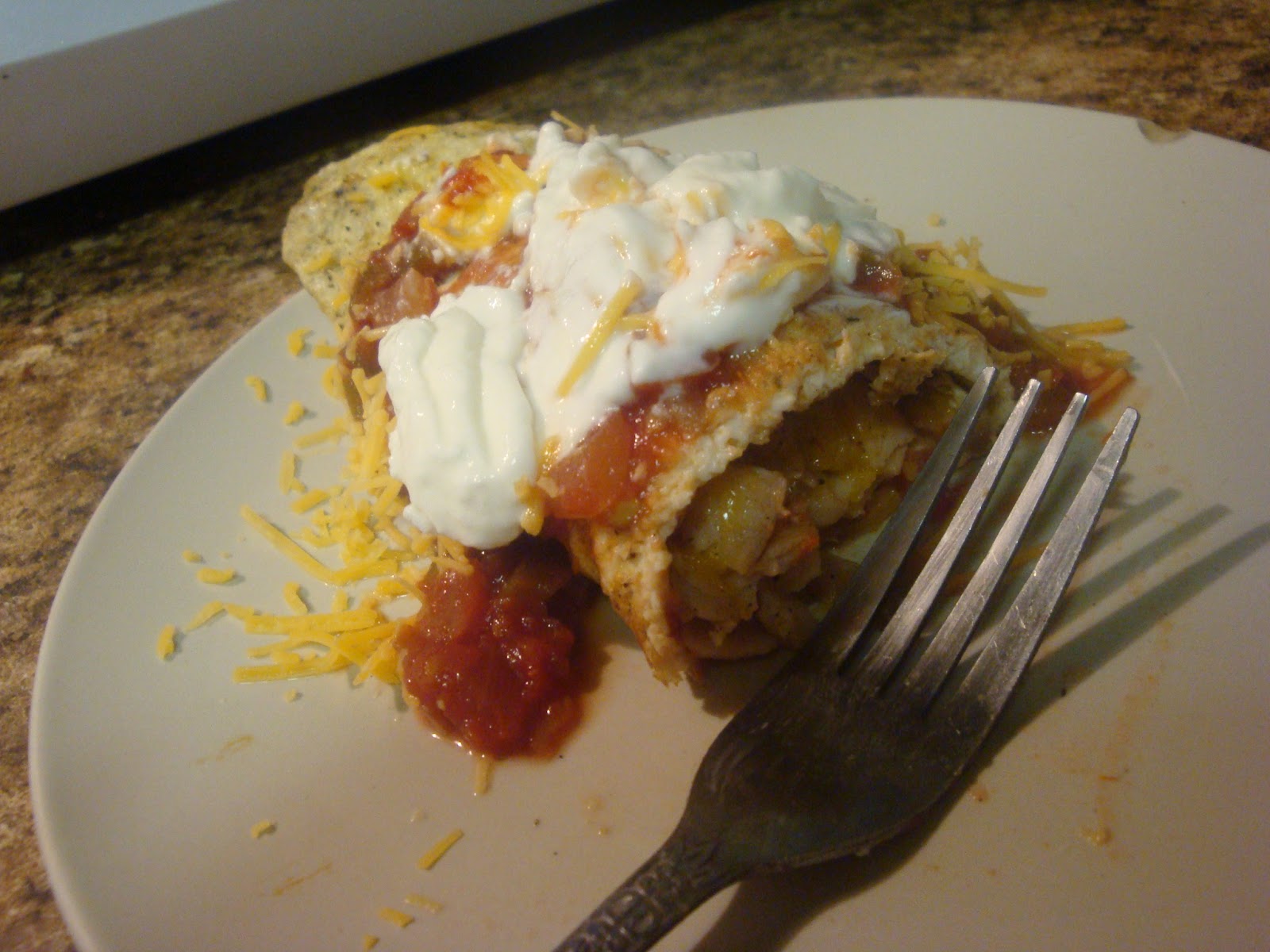 Nik's "Egg-chilada" - Bariatric Foodie