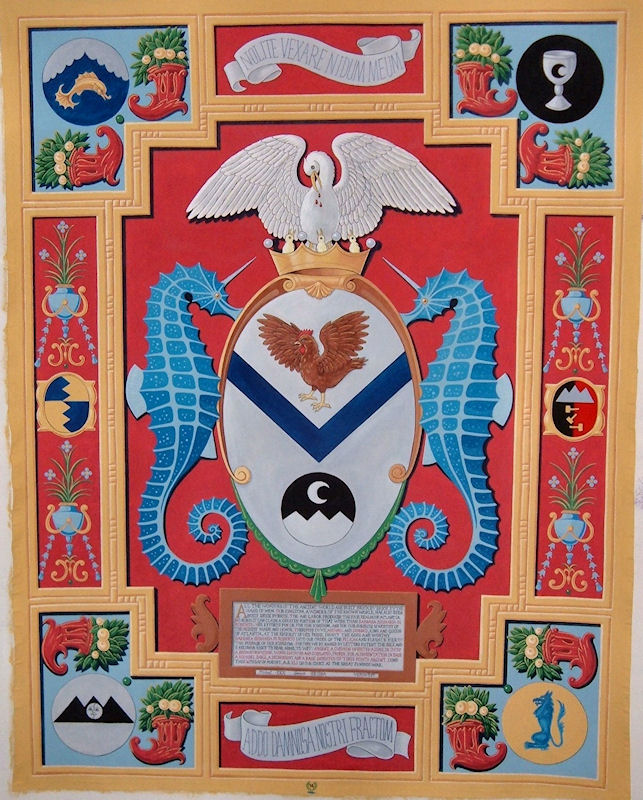 SCA Illumination: Huge and Unusual Scroll