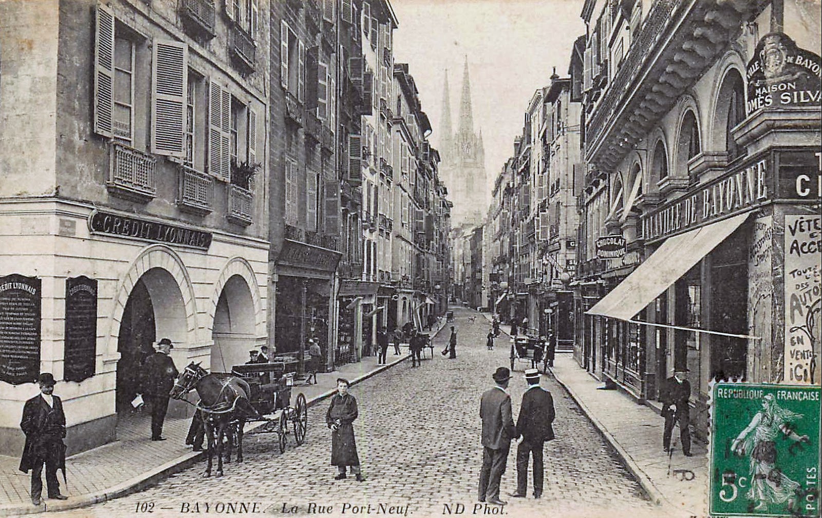 Les rues de Bayonne : La rue Port Neuf