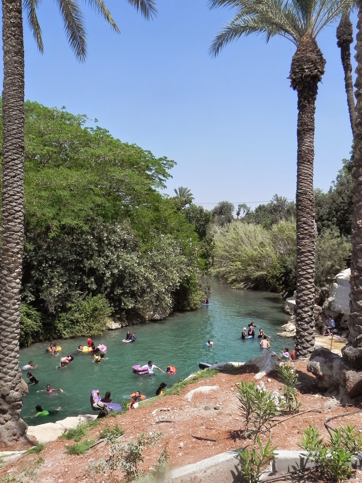 CAJE - Israel Study Tour 2014: The Sachne (Gan HaShlosha National Park ...