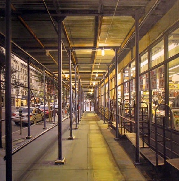 Art et glam: Richard Estes, le principal représentant de l'hyperréalisme