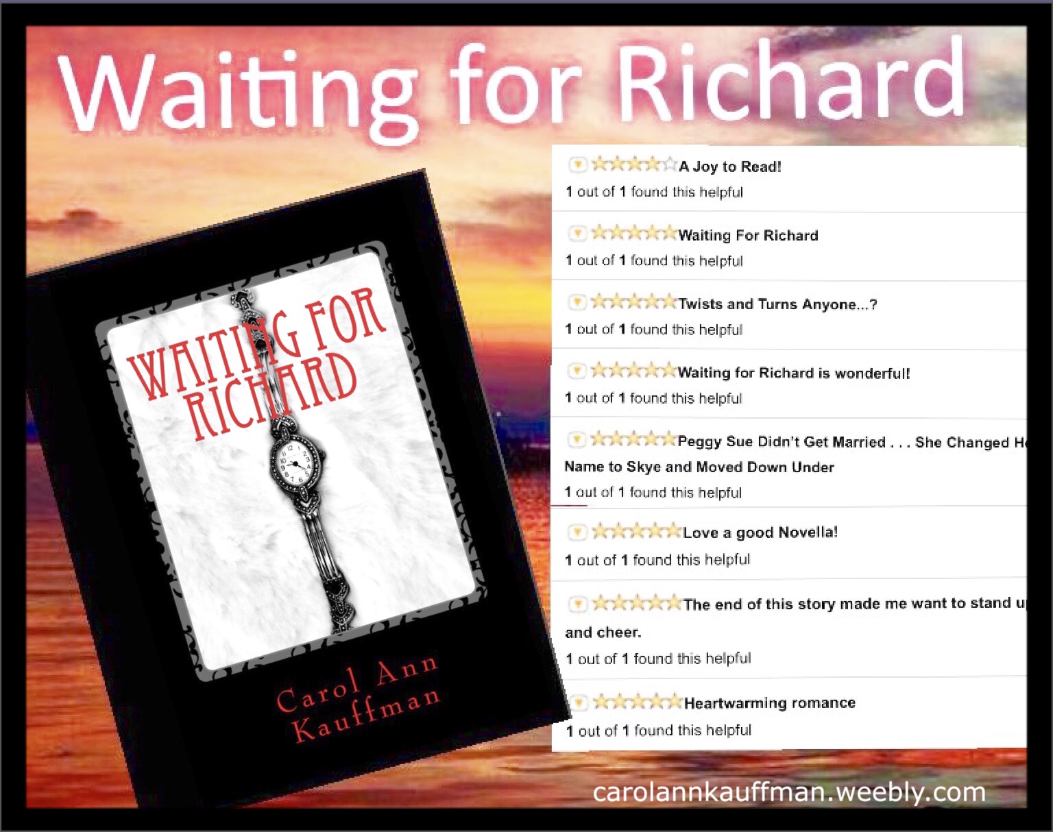 Carol Ann Kauffman's VISION and VERSE : Waiting for Richard by Carol ... Carol Ann Kauffman's VISION and VERSE : Waiting for Richard by Carol ...