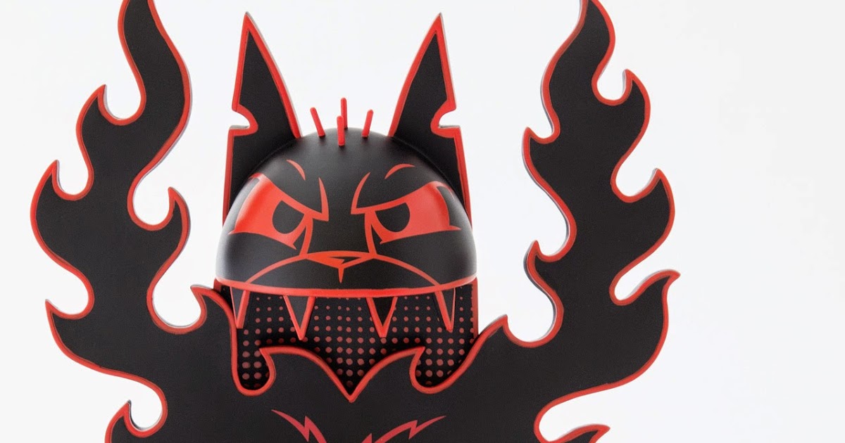 Dunny Addicts: Preview: 11" Lava-Cat by Joe Ledbetter