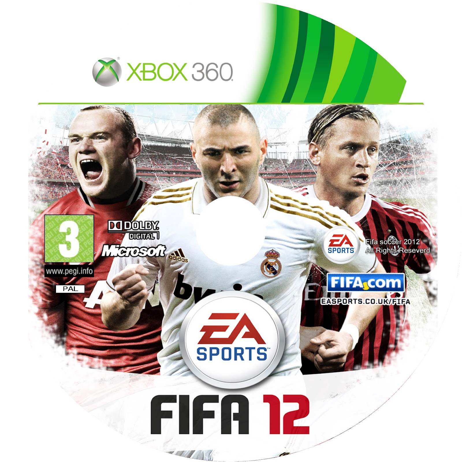 ULTIMATE CAPAS: Fifa 12 - Capa + Label