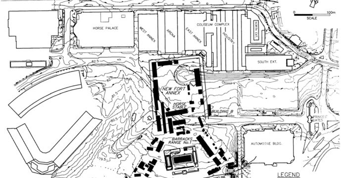 Fort York and Garrison Common Maps: 1995 Archaeological Services Inc ...