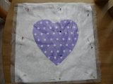How To Quilt - Quilt Blocks - Simple Quilt Patterns: Shadow Applique Heart