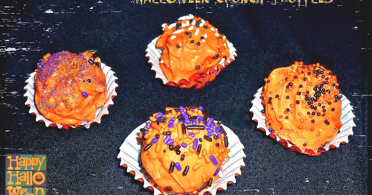 Weekend Gourmet Flashback: Halloween Crunch Truffles #boorific # ...