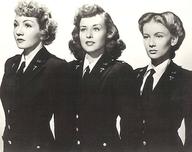 Film Noir Photos: Oh Nurse! Claudette Colbert, Paulette Goddard and ...
