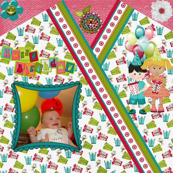 Chris's Design Place: Layout using 'Birthday Party' by Princess Mahi