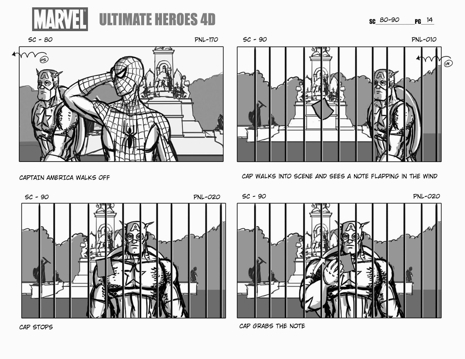 Frank Forte Animation Portfolio: Storyboards-Theme Park