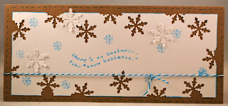 Musings Of An Ink Addict: Snow Business Card