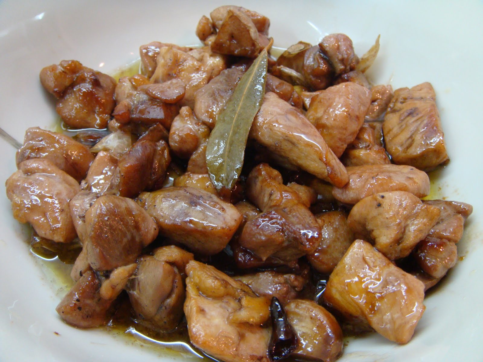 El blog de José Ramón: Receta de ``La pollo al ajillo.´´