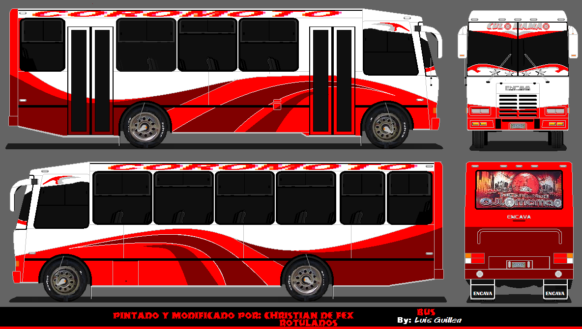 Diseños Autobuses Venezuela: Encavas Pintadas
