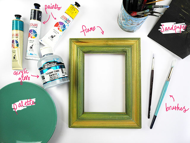Jules Madden: DIY Painted Picture Frame