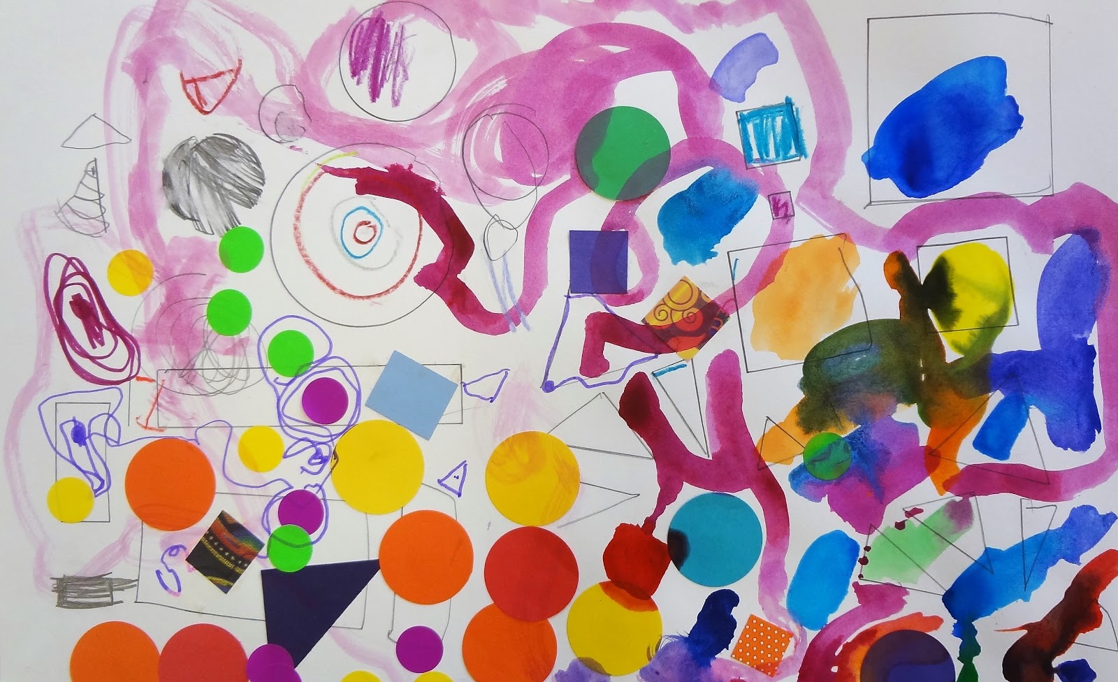 Art with Mrs. Kim : Pre-K : shape exploration