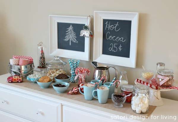 Sunny Simple Life: Hot Cocoa Station Ideas