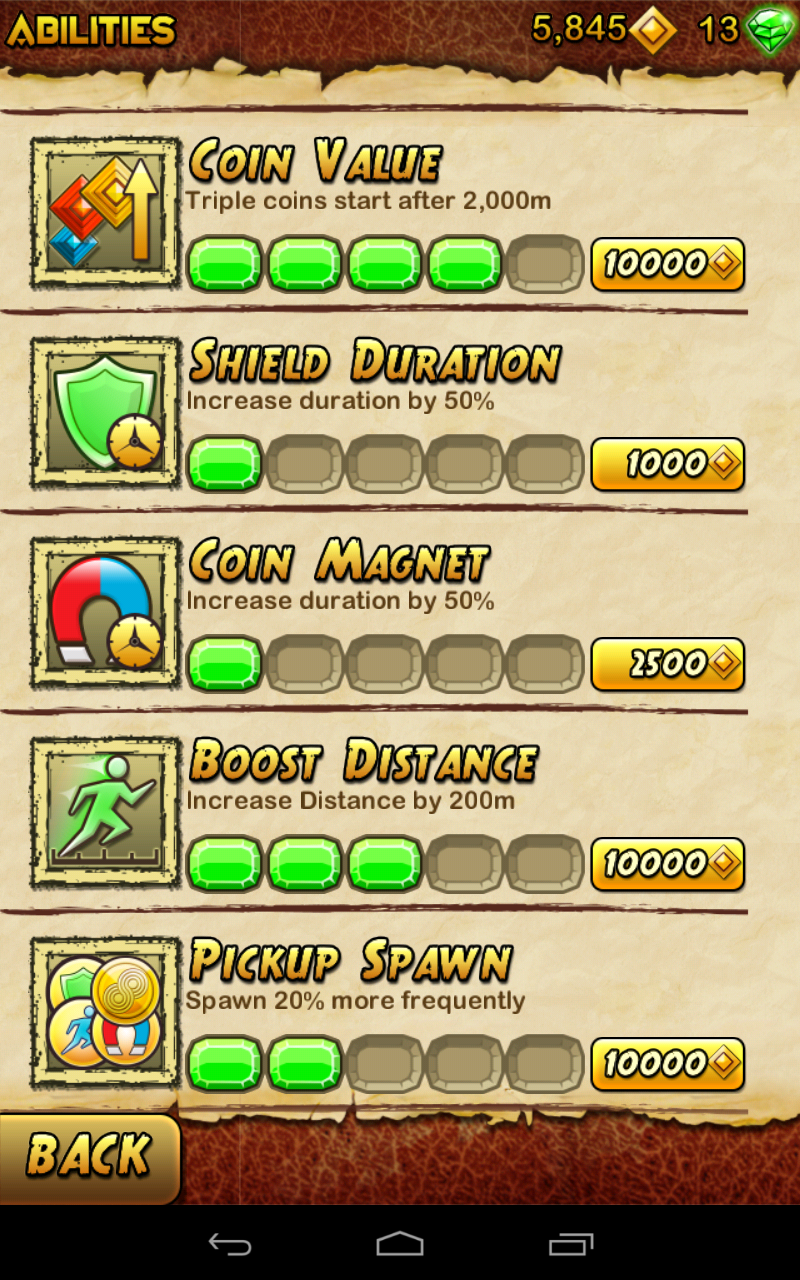 Temple Run 2 Guide: Ability Upgrades