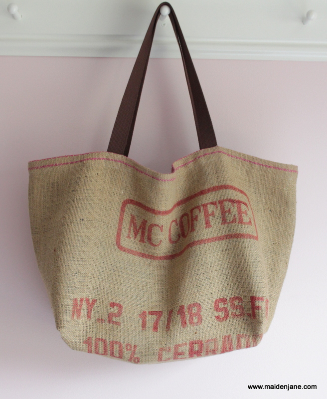 Upcycled Coffee Sack Bags | Maiden Jane