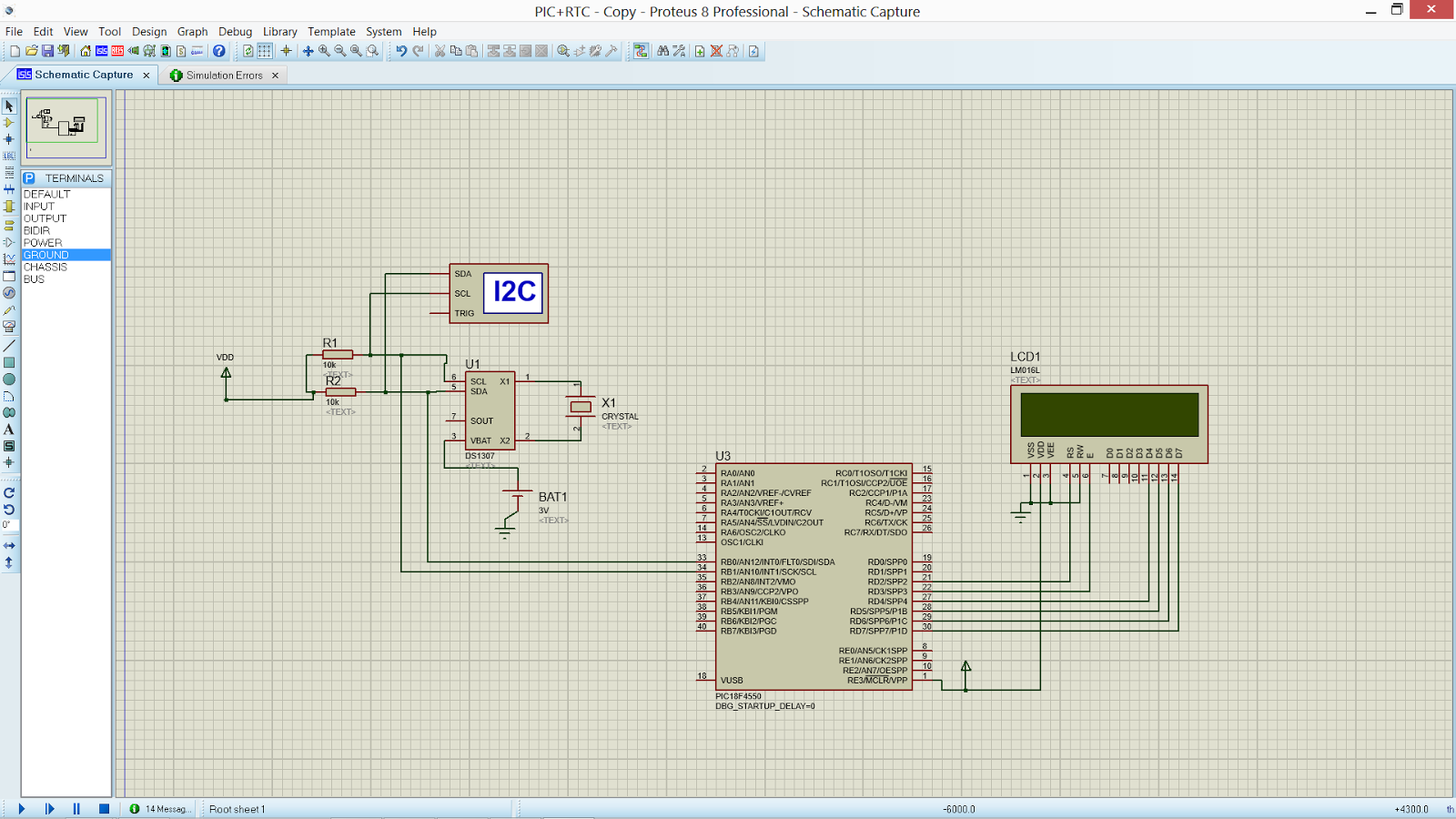 Ds1307 Arduino Based Digital Clock In Proteus The 40 Off 4404