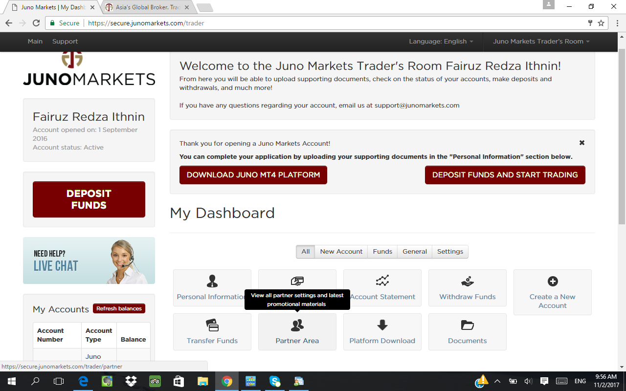 Asia's Global Broker. Trade the World with Juno Markets