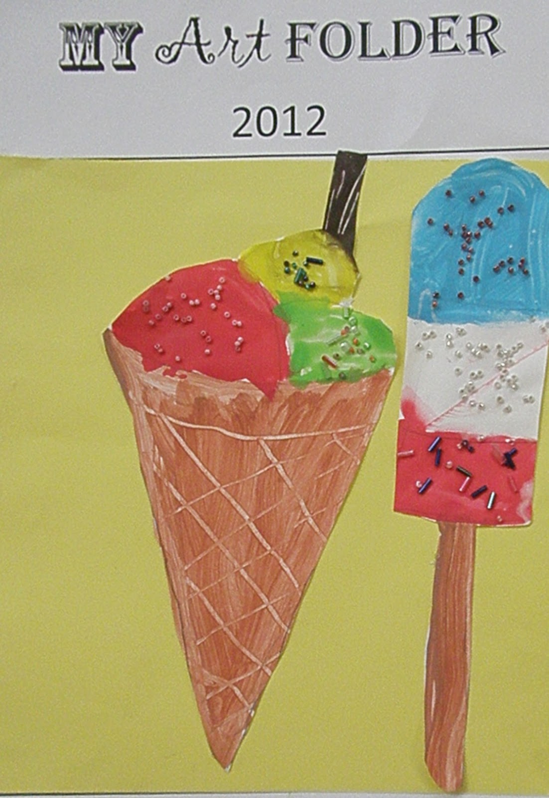 Art with Mrs Baker: Ice cream Paintings