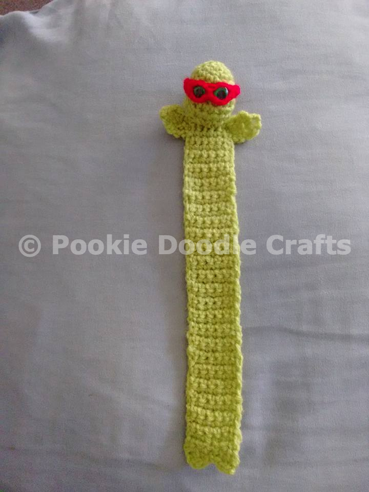 Pookie Doodle Crafts: Teenage Ninja Mutant Turtle Bookmark