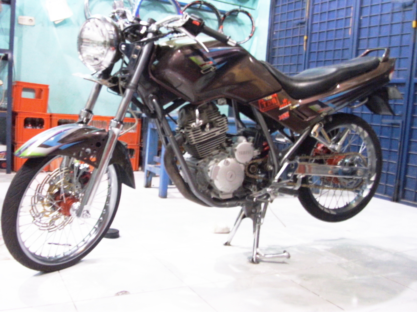 Kumpulan Foto Modifikasi Yamaha Scorpio Simpel