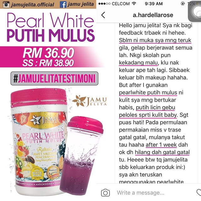 PEARL WHITE PUTIH MULUS JAMU JELITA | BEAUTY KIOSK