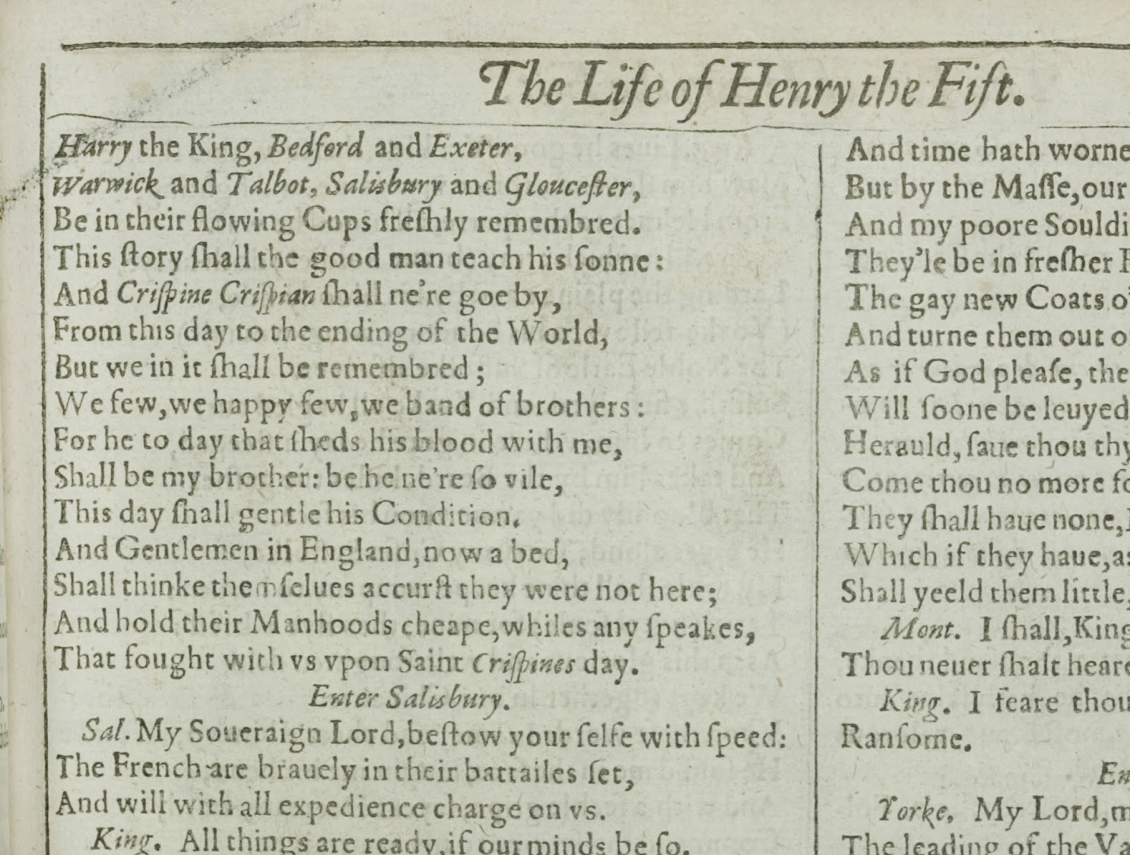 Agincourt and Shakespeare’s Henry V