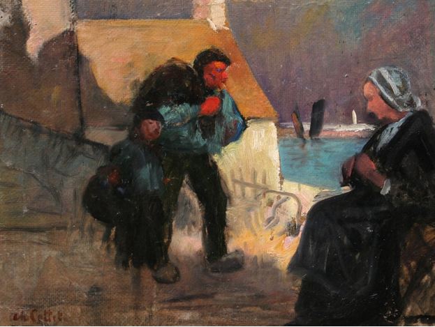 historic-marine-france: Charles COTTET. peintre de la bretagne (sévère)