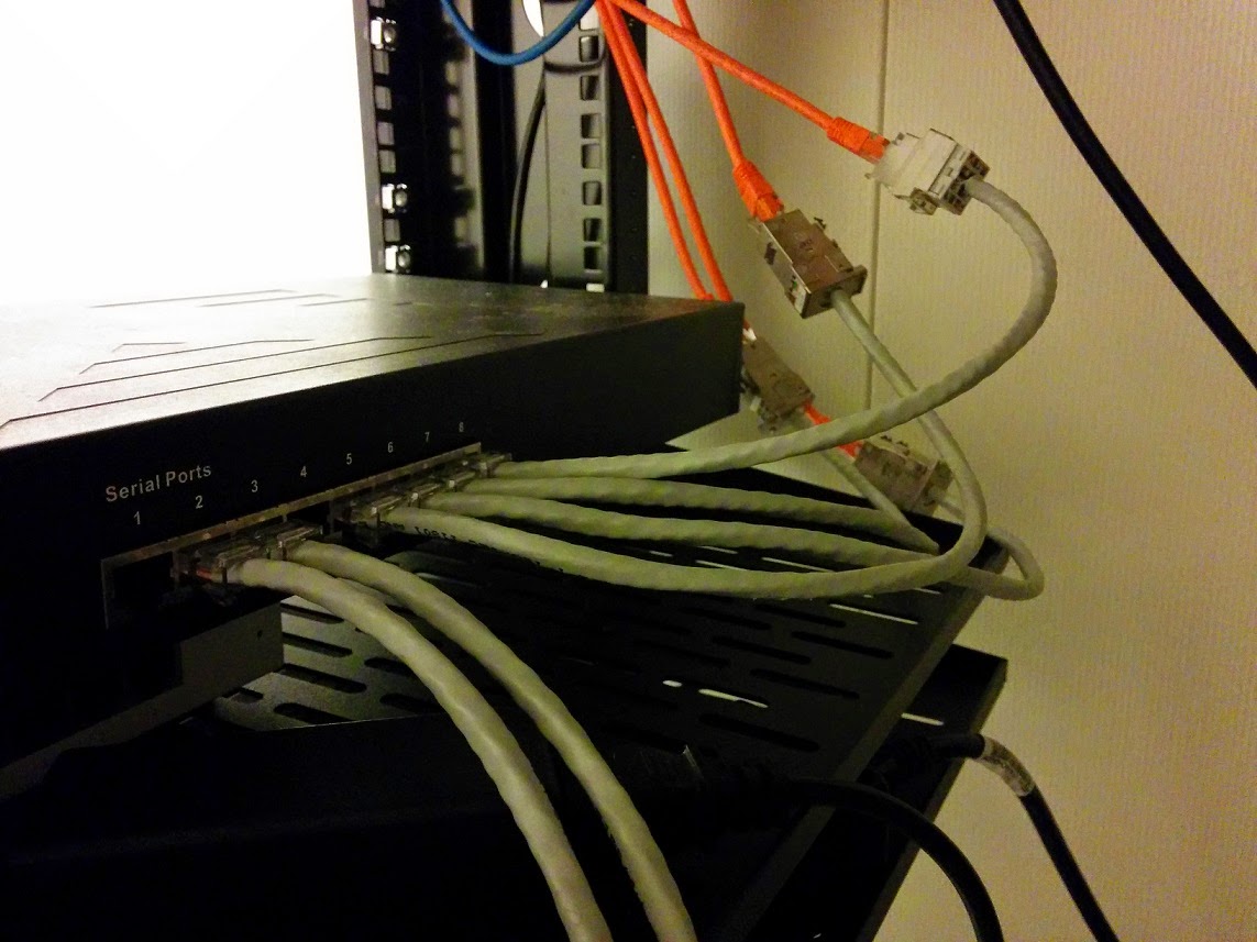 Rolf's notepad: Cisco RJ45 Console Port to Moxa NPort RJ45