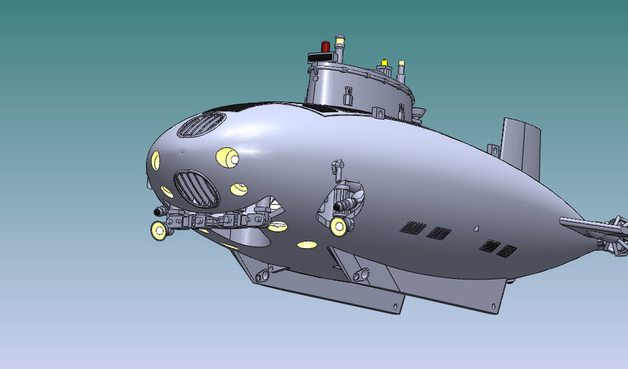 SUBMARINOS ---: Deep Quest: el prototipo de DSRV