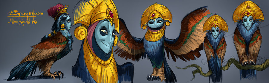 DEJEMOS QUE CORRA EL AIRE: GAMAYUN: EL AVE SIMBOLO DEL CONOCIMIENTO