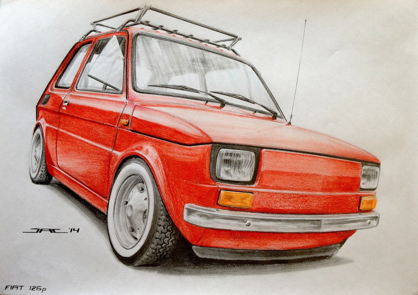 Krzysiek Jackowski. Fantastyczne rysunki samochodów i maszyn. | Sierobi.pl