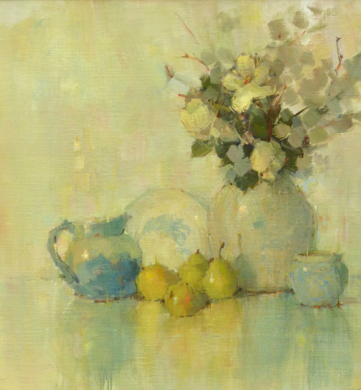 Nancy Franke, Musings on Painting: Fish Plate Makes a Comeback... and ...