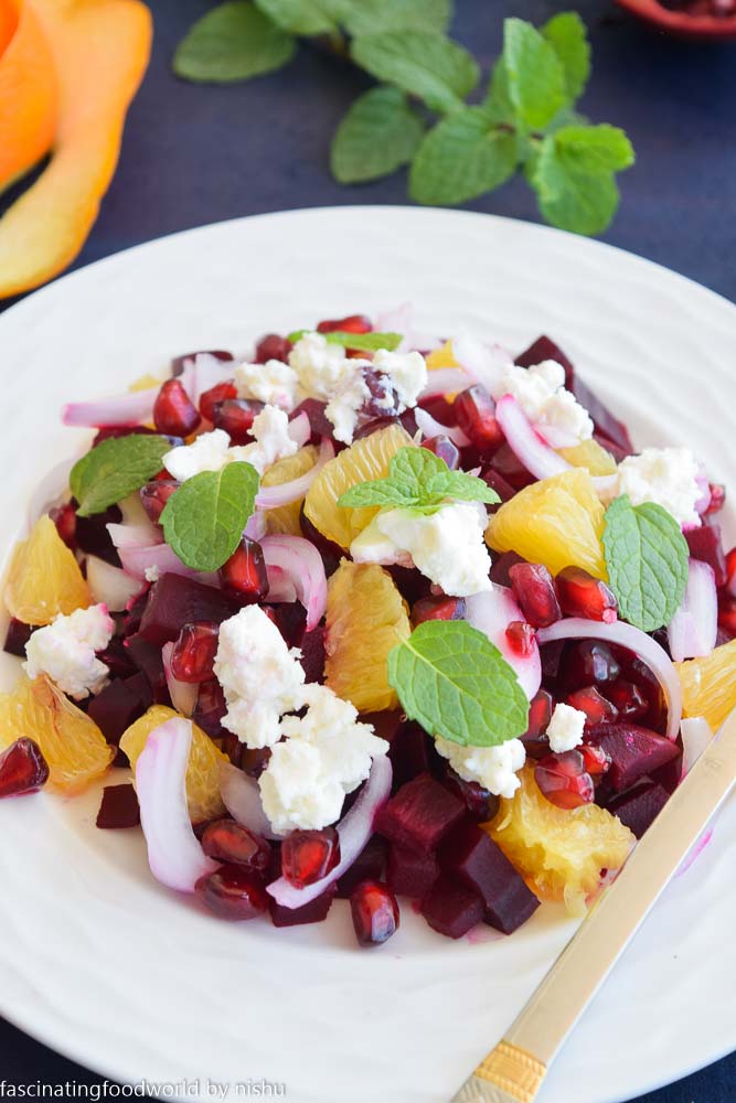 Roasted Beetroot and Orange salad