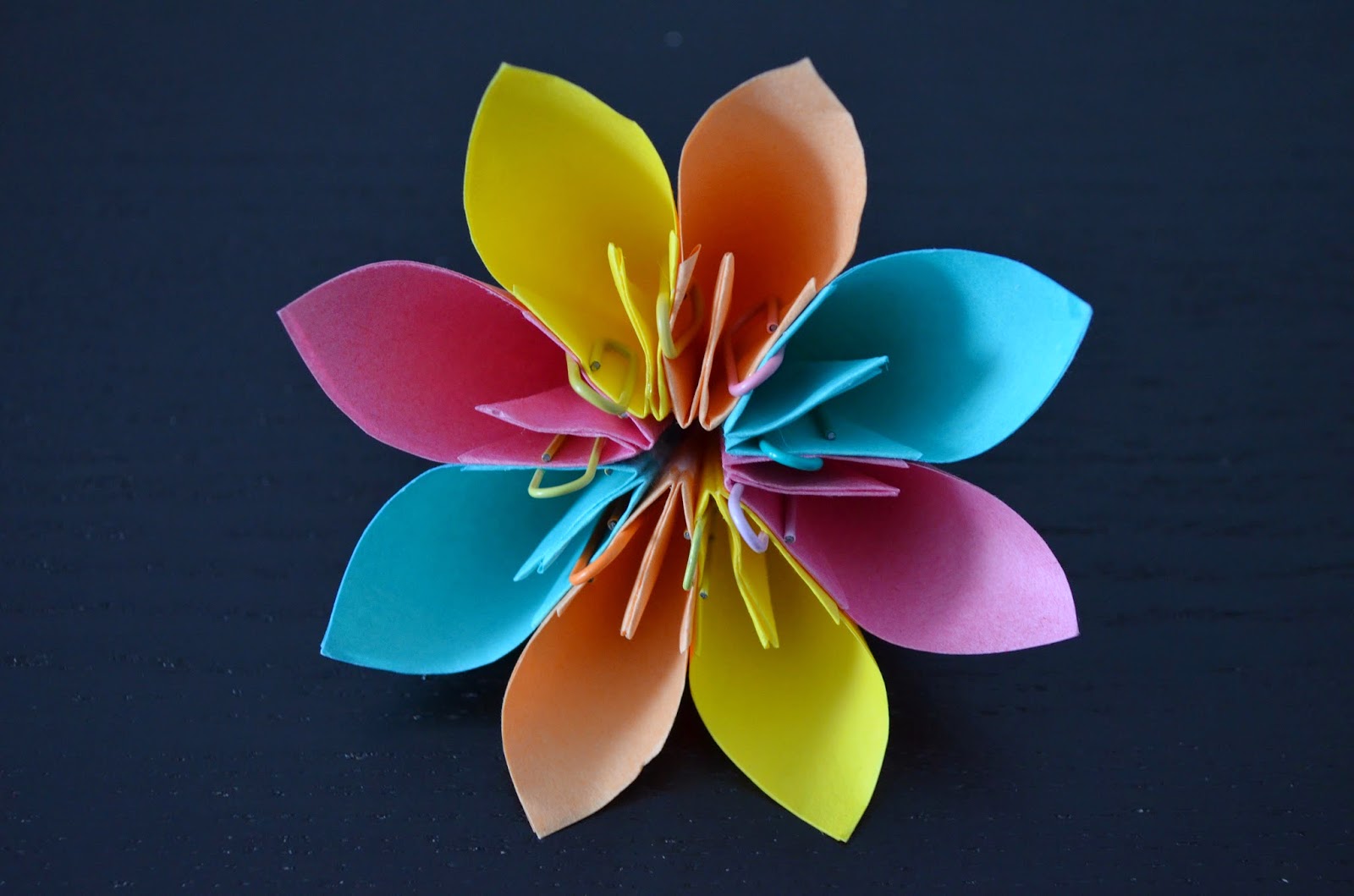 Lotosový kvet - florigami - Návodovo.sk