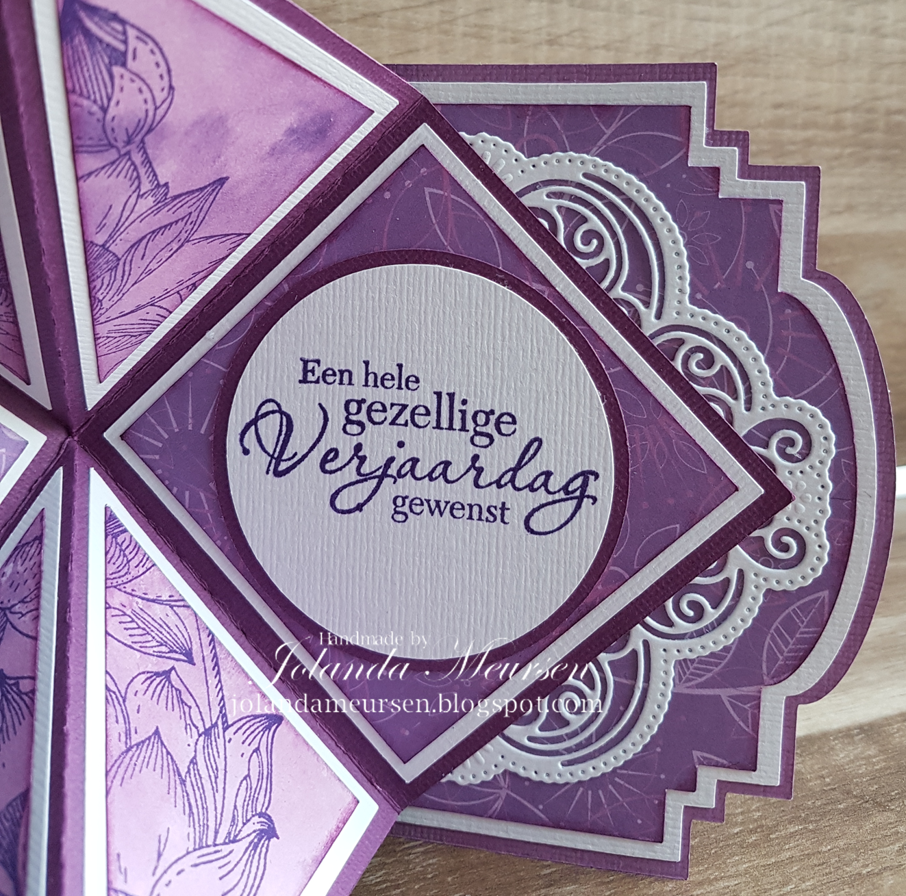 Handmade Creations by Jolanda Meursen: Tweede Pop-Up Shape Art Label