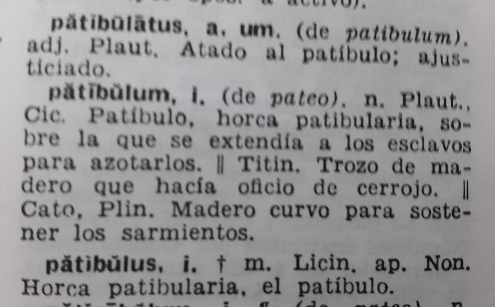 LA MEJOR TRADUCCIÓN DE LA BIBLIA AL ESPAÑOL: ¿Se llamaba "patibulum" al ...